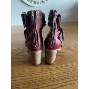freebird | Shoes | Rare Freebird Blake Western Bohemian Red Booties ...